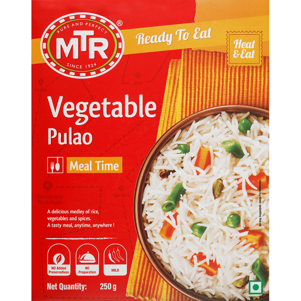 Buy MTR Ready to Eat Vegetable Pulao, 250 g Online at Best Prices ...