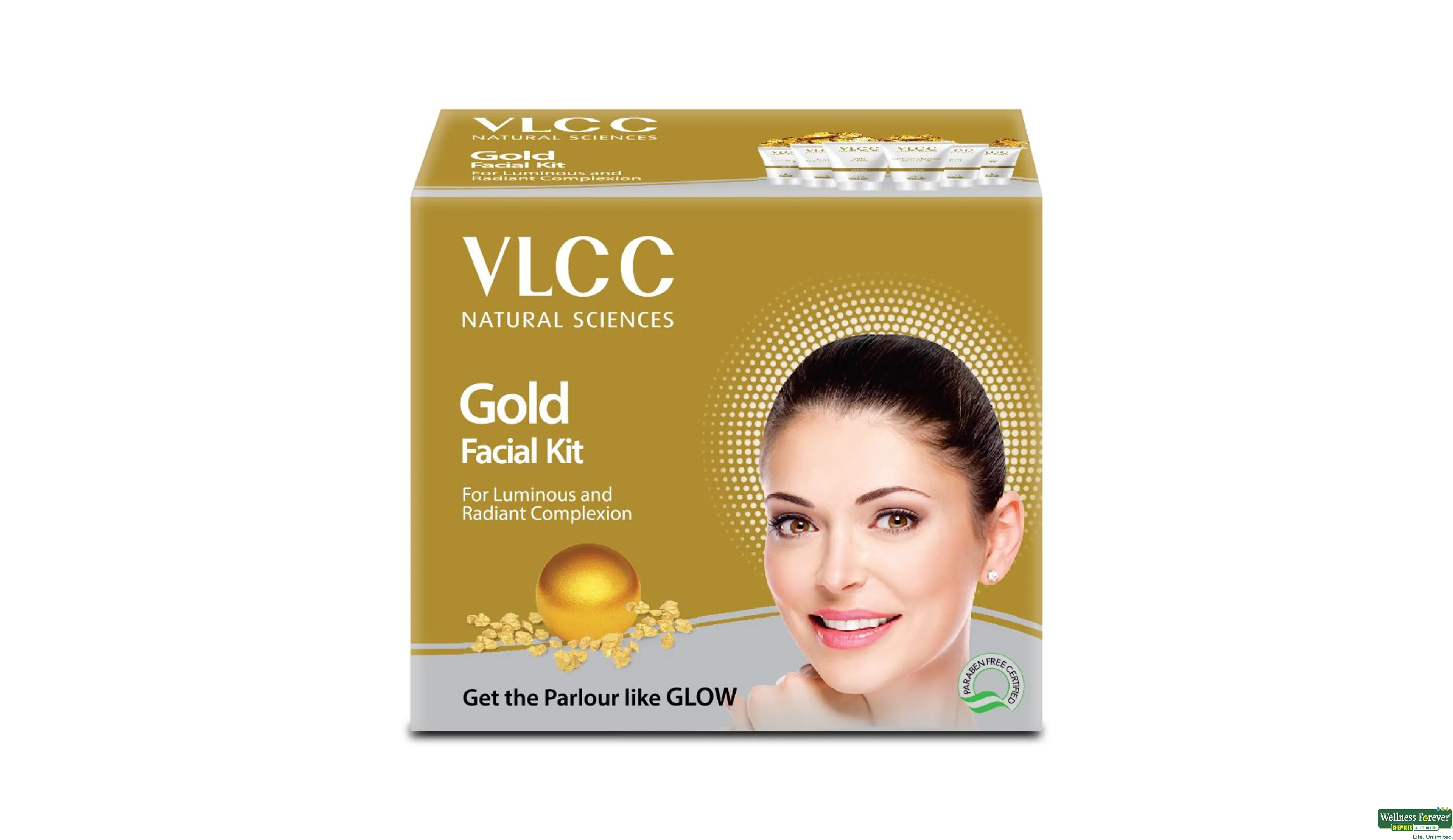 Buy VLCC Gold Facial Kit, 60 g Online at Best Prices | Wellness Forever Buy VLCC Gold Facial Kit, 60 g Online at Best Prices | Wellness Forever