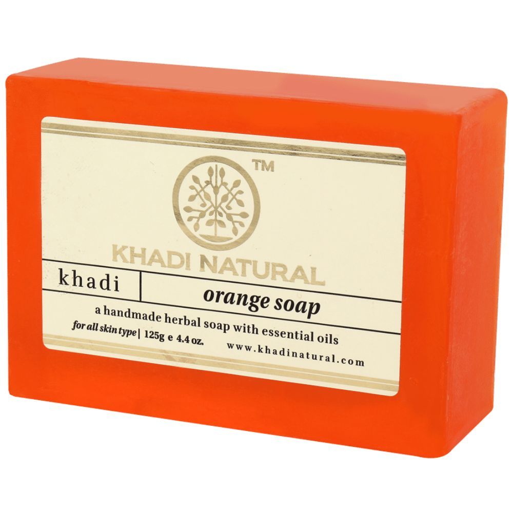 Buy Khadi Soap Orange 125g Online at Best Prices | Wellness Forever
