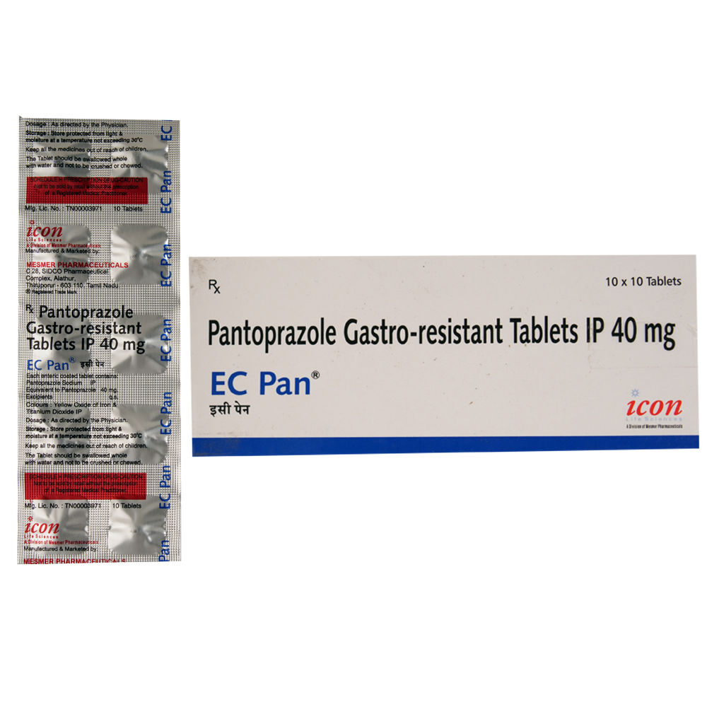 Buy EC-Pan 40mg 10 Tablets Online at Best Prices | Wellness Forever