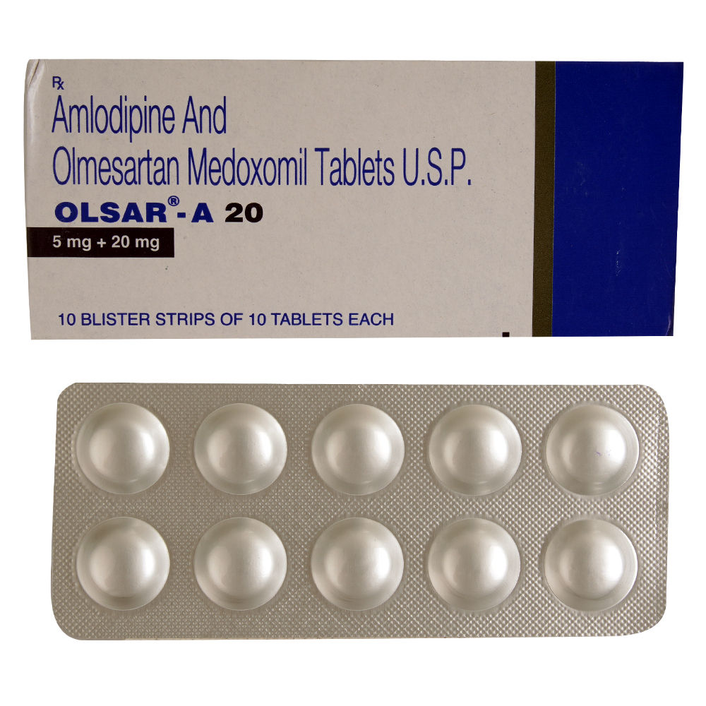 Buy Olsar-A 20mg 10 Tablets Online at Best Prices | Wellness Forever