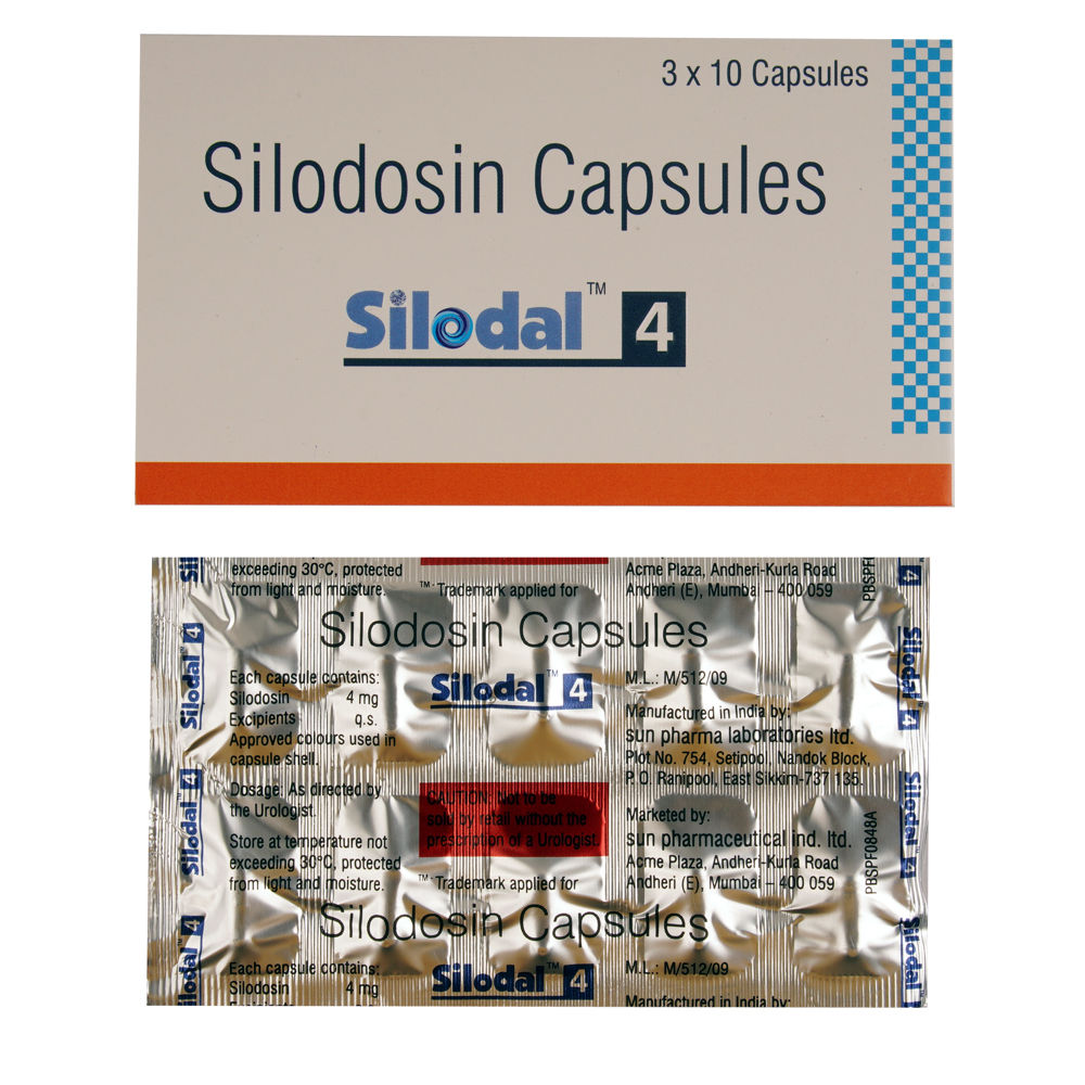 Buy Silodal 4mg 10 Capsules Online at Best Prices | Wellness Forever