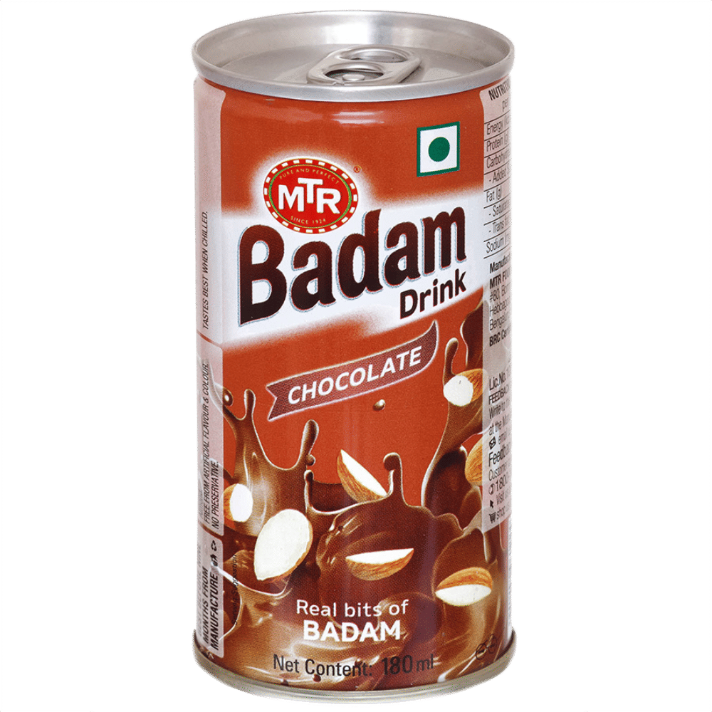 Buy MTR Chocolate Drink with Badam Bits, 180 ml Online at Best Prices ...