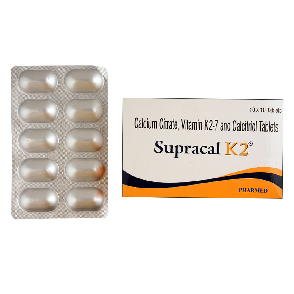 Buy Supracal-K2 10 Tablets Online at Best Prices | Wellness Forever