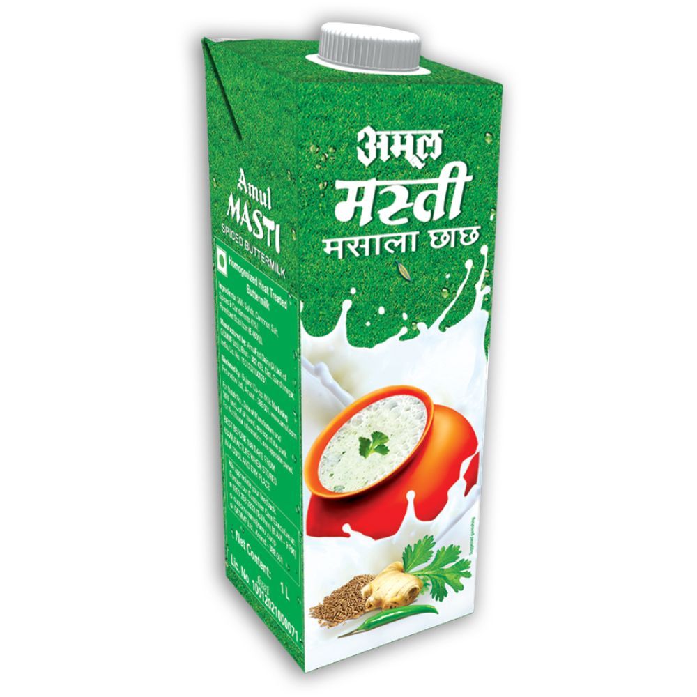 Buy Amul Masti Spiced Buttermilk 1L Online at Best Prices | Wellness ...