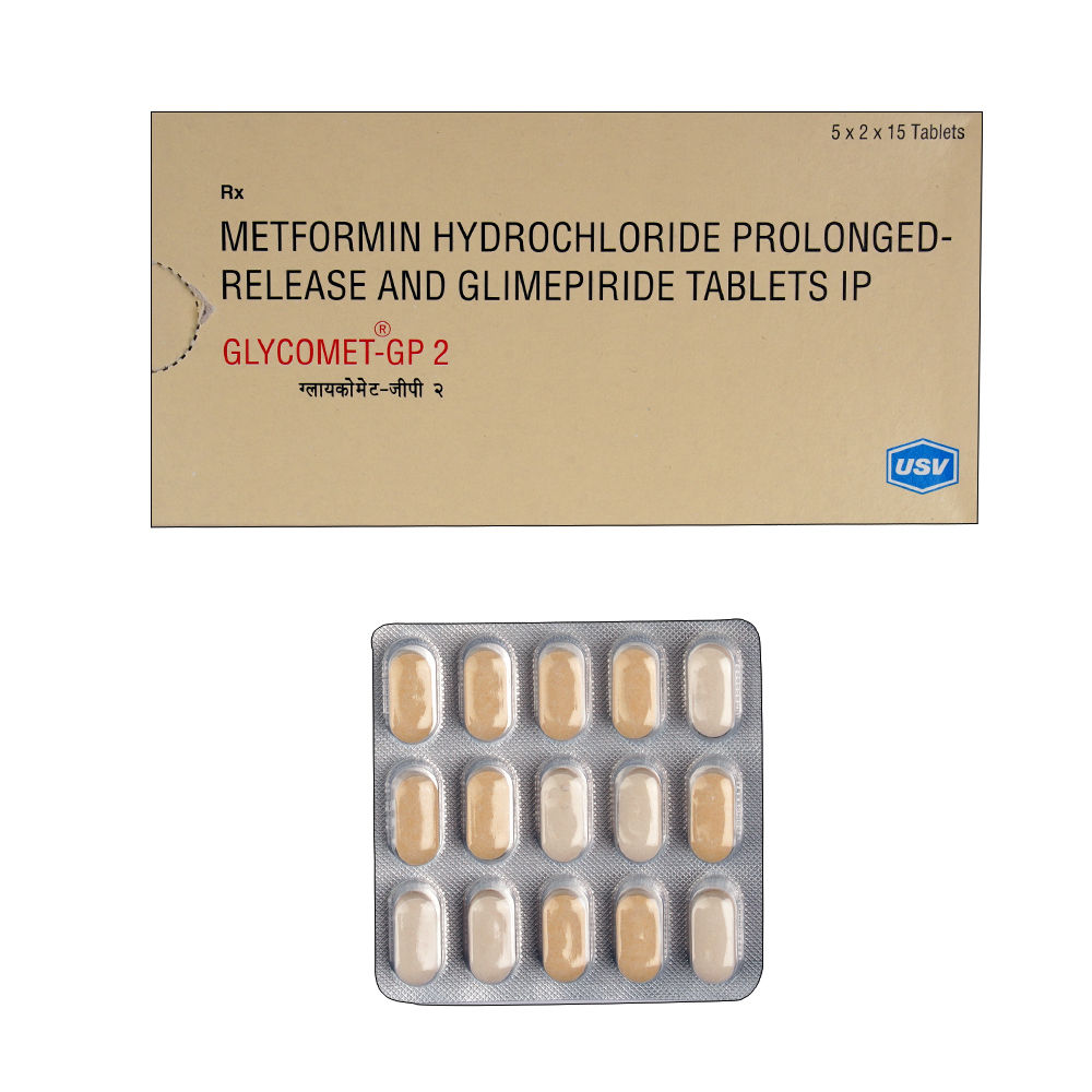 Buy Glycomet-GP 2mg 15 Tablets Online at Best Prices | Wellness Forever