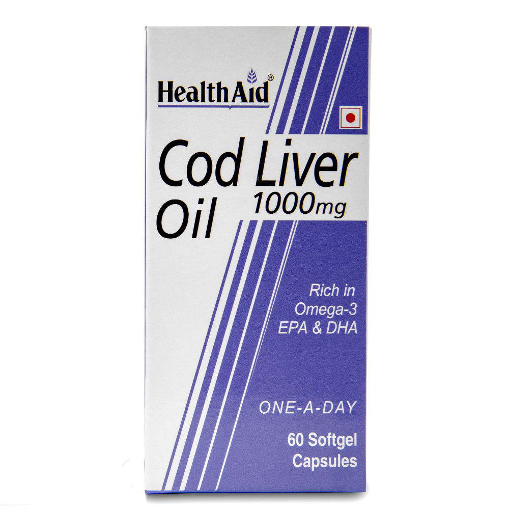Buy HEALTH AID COD LIVER OIL 1000MG 60CAP Online at Best Prices ...