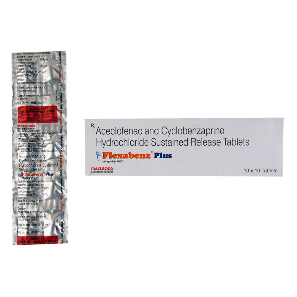 Buy Flexabenz-Plus 10 Tablets Online at Best Prices | Wellness Forever