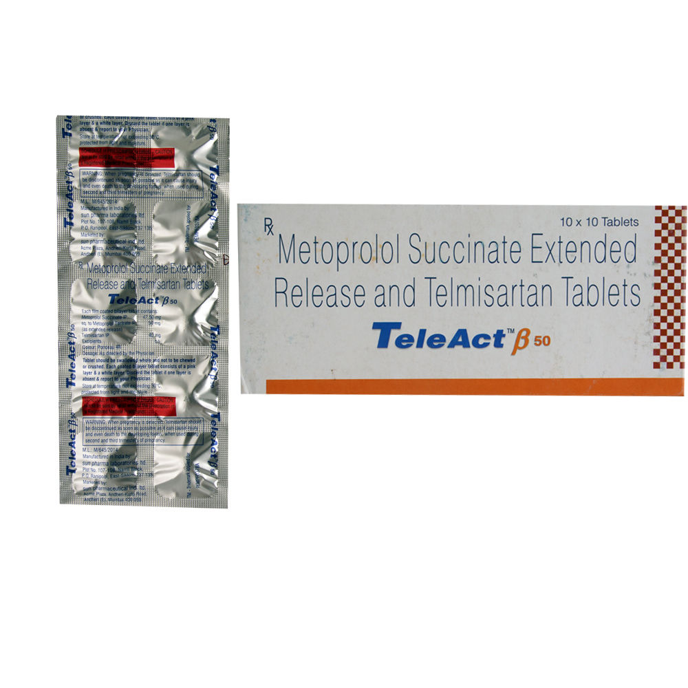 Buy Teleact-B 50mg 10 Tablets Online at Best Prices | Wellness Forever