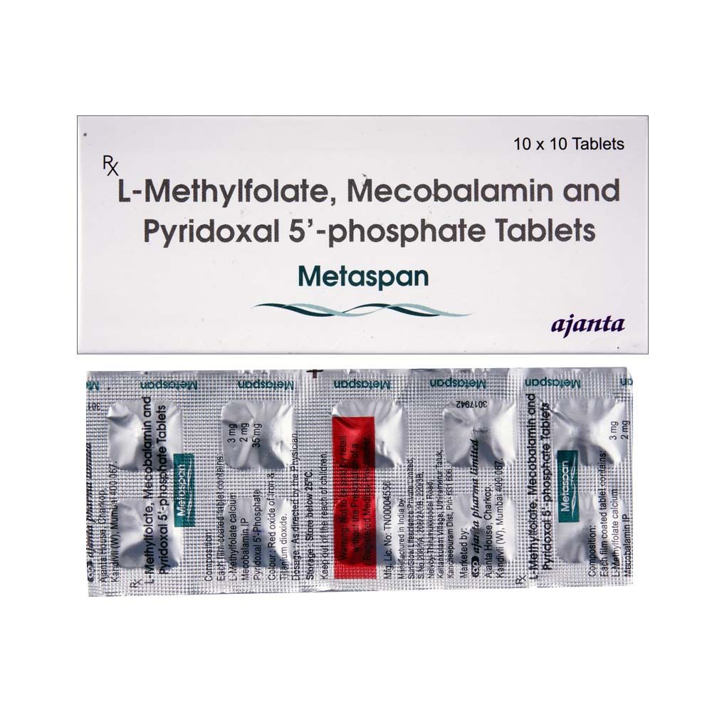 Buy Metaspan 10 Tablets Online at Best Prices | Wellness Forever