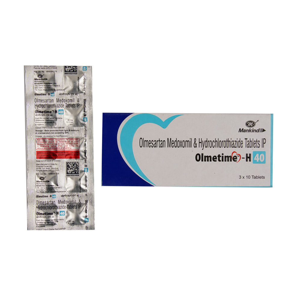 Buy Olmetime-H 40mg 10 Tablets Online at Best Prices | Wellness Forever