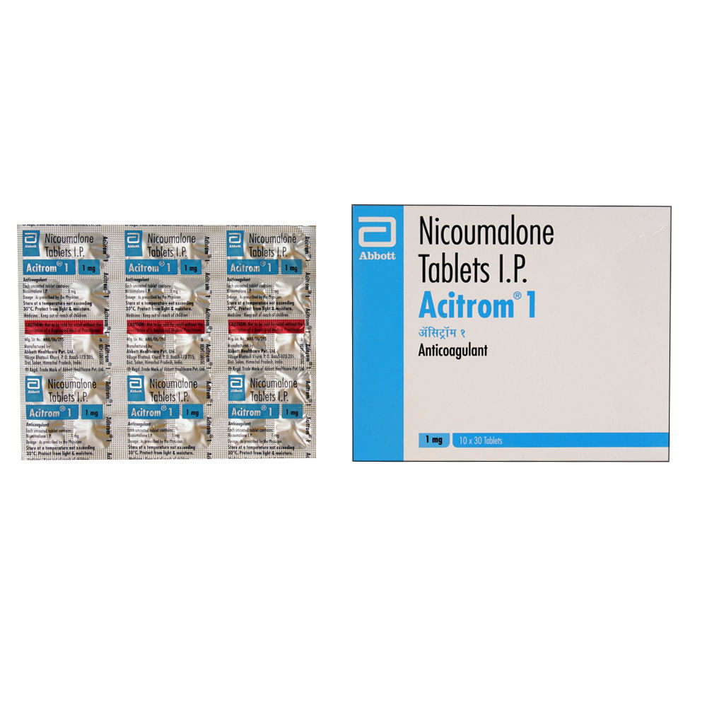 Buy Acitrom 1mg 30 Tablets Online at Best Prices | Wellness Forever