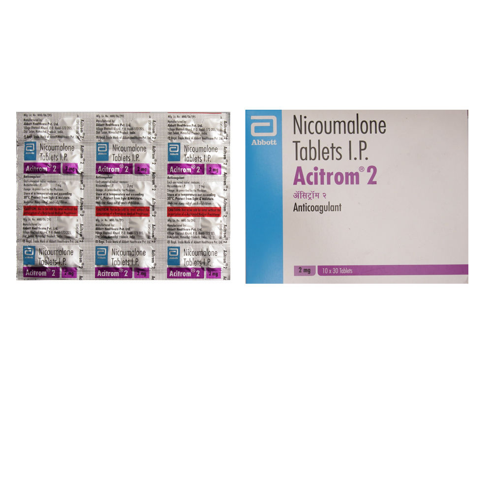Buy Acitrom 2mg 30 Tablets Online at Best Prices | Wellness Forever
