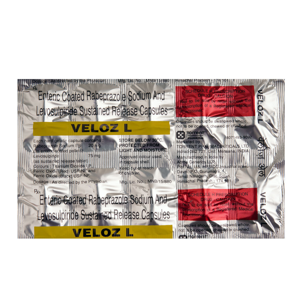 Buy Veloz-L 10 Capsules Online at Best Prices | Wellness Forever