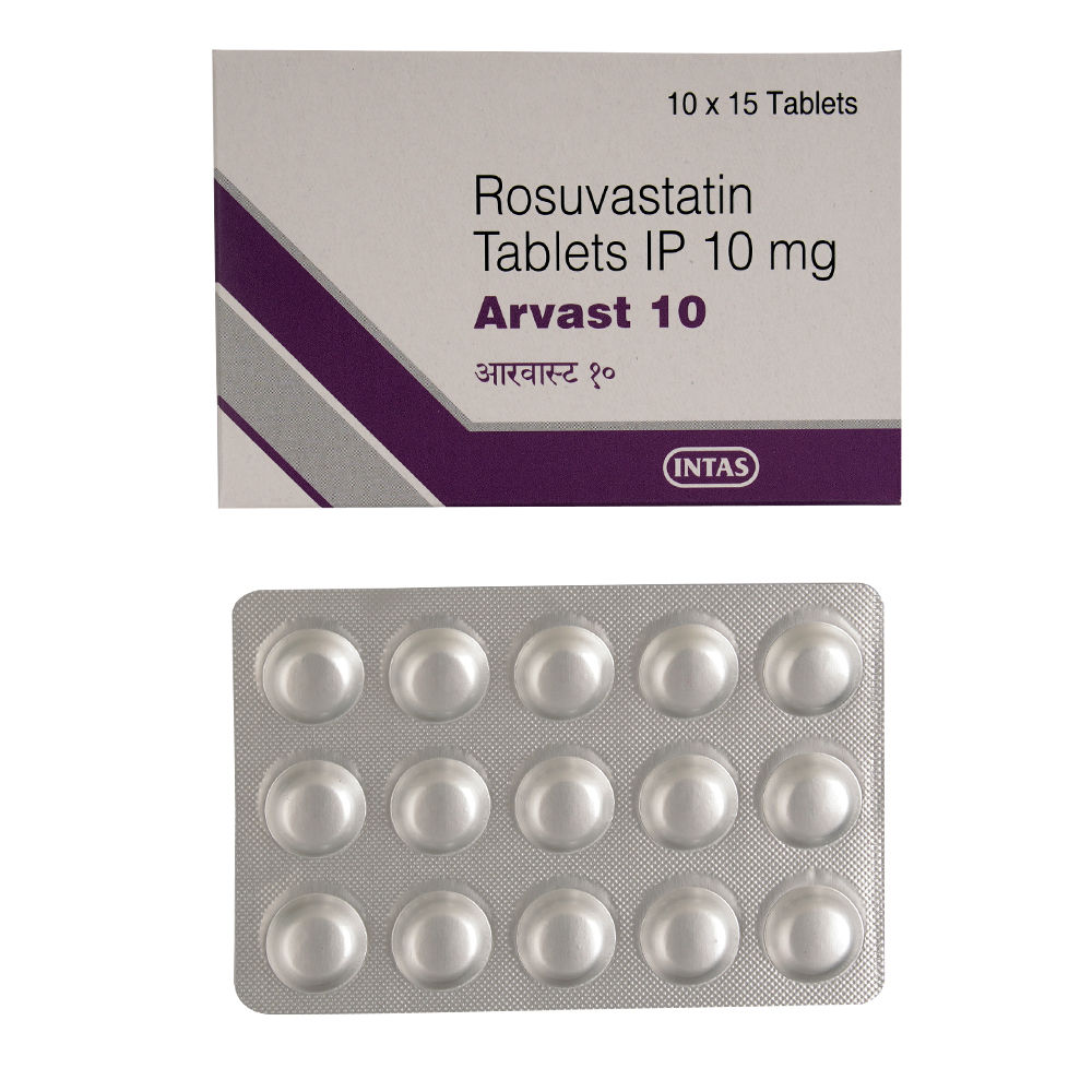 Buy Arvast 10mg 15 Tablets Online at Best Prices | Wellness Forever