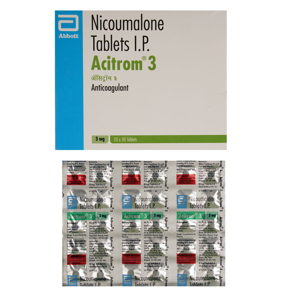 Buy Acitrom 3mg 30 Tablets Online at Best Prices | Wellness Forever