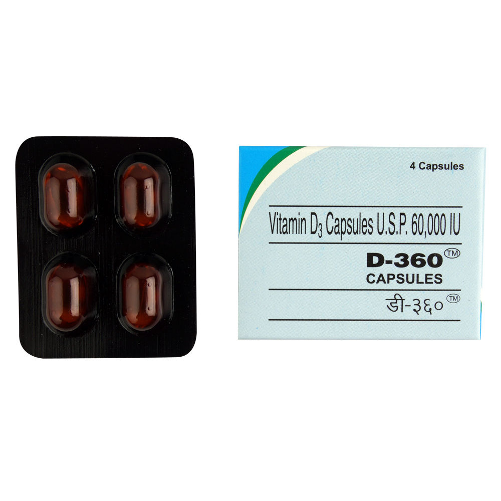 Buy D-360 4 Capsules Online at Best Prices | Wellness Forever
