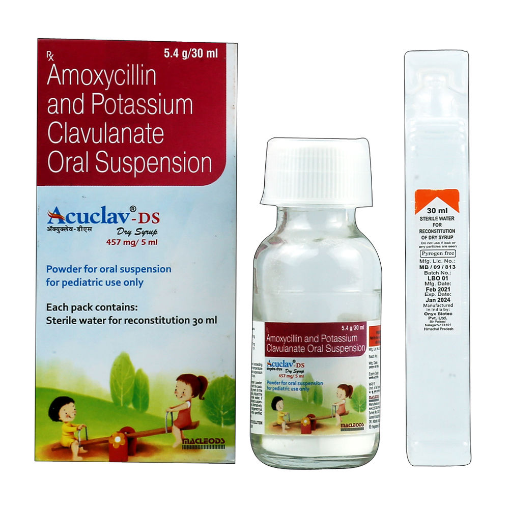 Buy Acuclav-DS Syrup 30 ml Online at Best Prices | Wellness Forever