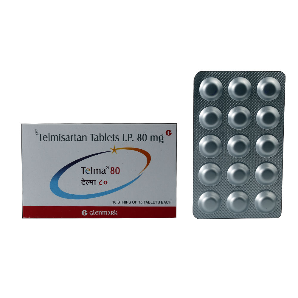 Buy Telma 80mg 15 Tablets Online at Best Prices | Wellness Forever