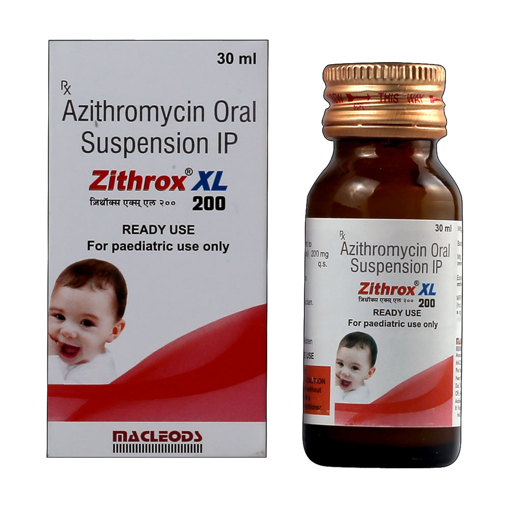 Buy Zithrox XL 200 Syrup 30 ml Online at Best Price | Wellness Forever