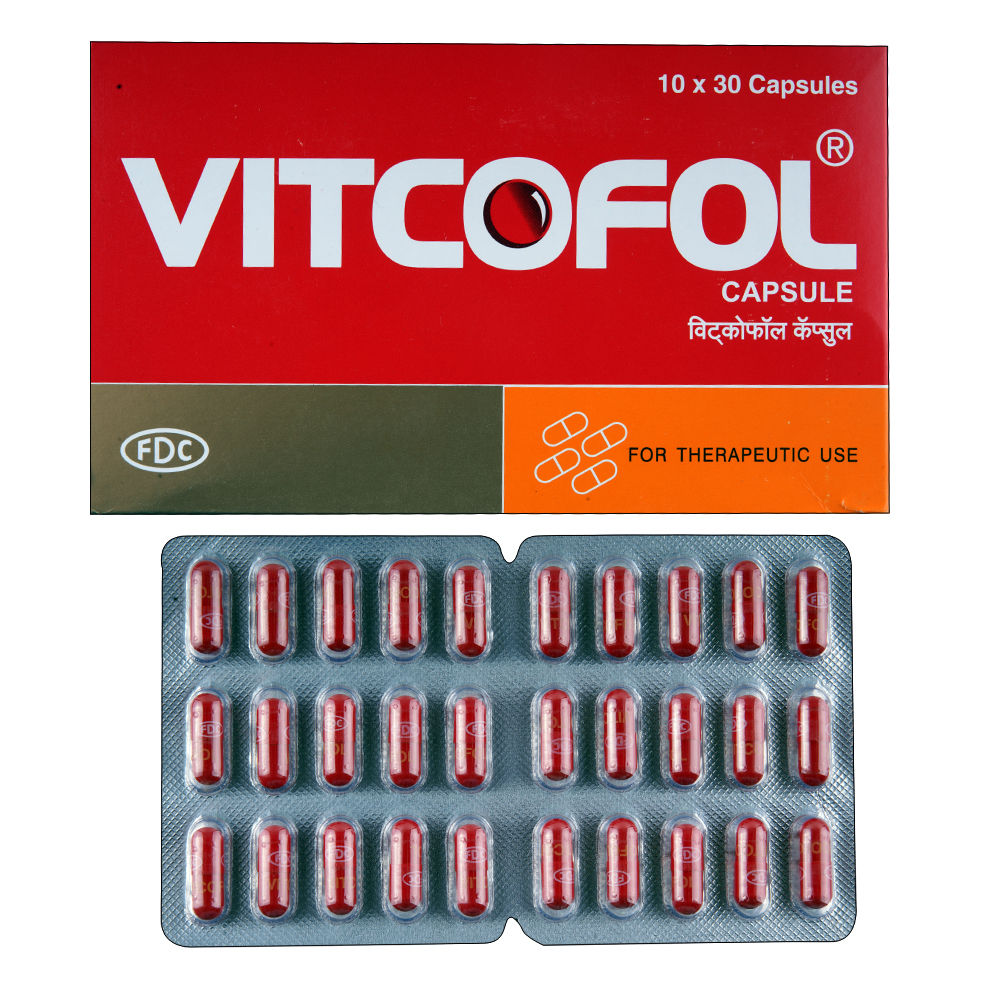 Buy Vitcofol 30 Capsules Online at Best Prices | Wellness Forever