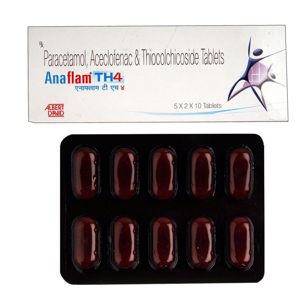Buy Anaflam-TH 4mg 10 Tablets Online at Best Prices | Wellness Forever