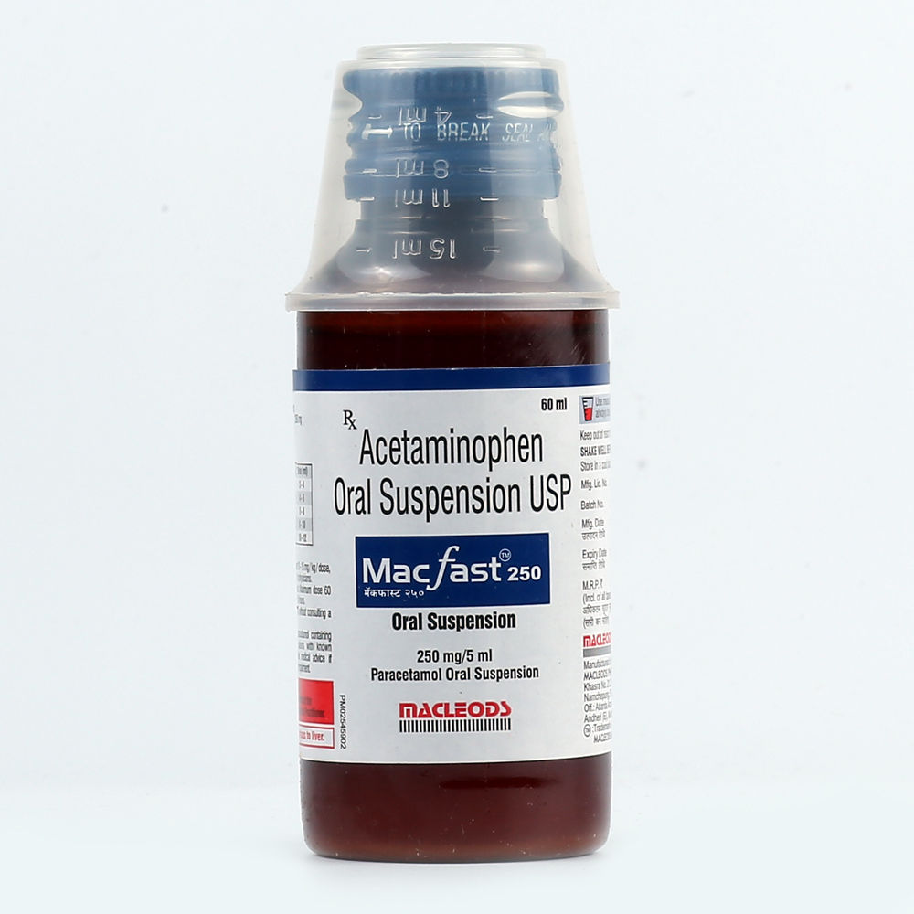 Buy Macfast 250mg Syrup 60 ml Online at Best Prices | Wellness Forever