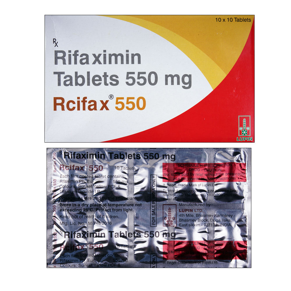 Buy Rcifax 550mg 10 Tablets Online at Best Prices | Wellness Forever