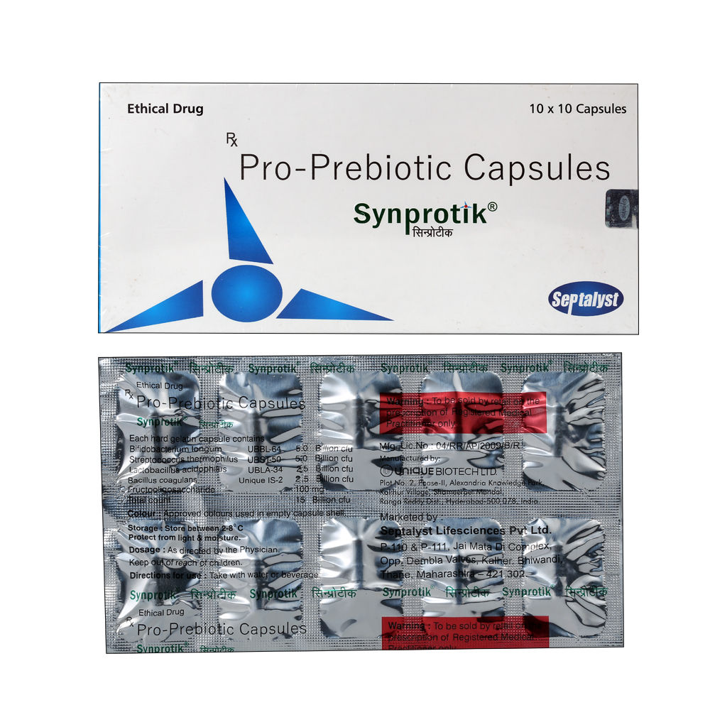 Buy Synprotik 10 Capsules Online at Best Price | Wellness Forever