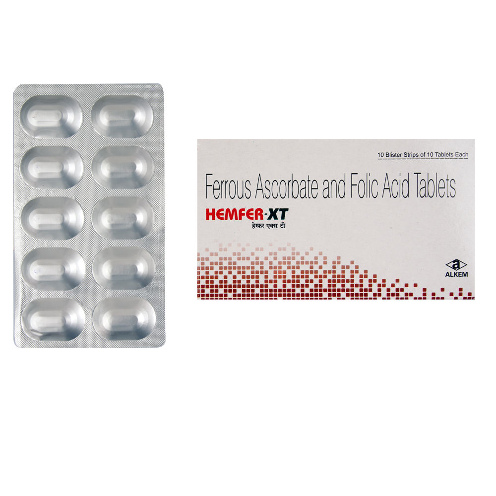 Buy Hemfer-XT 10 Tablets Online at Best Prices | Wellness Forever