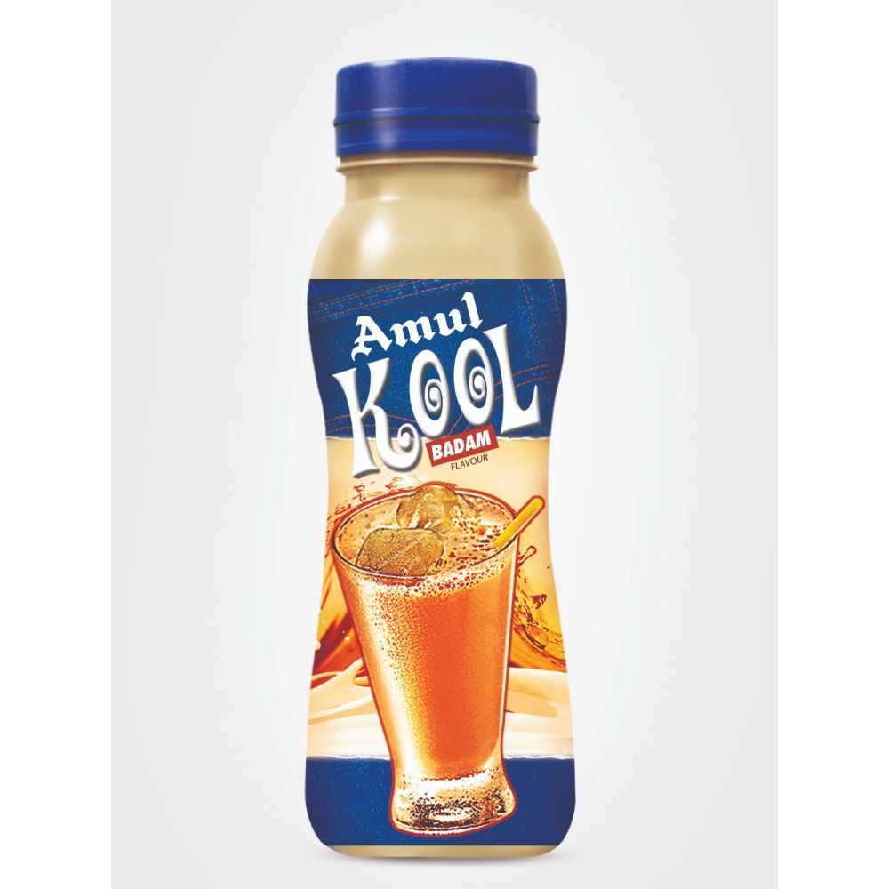 Buy Amul Kool Flavoured Milk, Badam, 200 ml Online at Best Prices ...