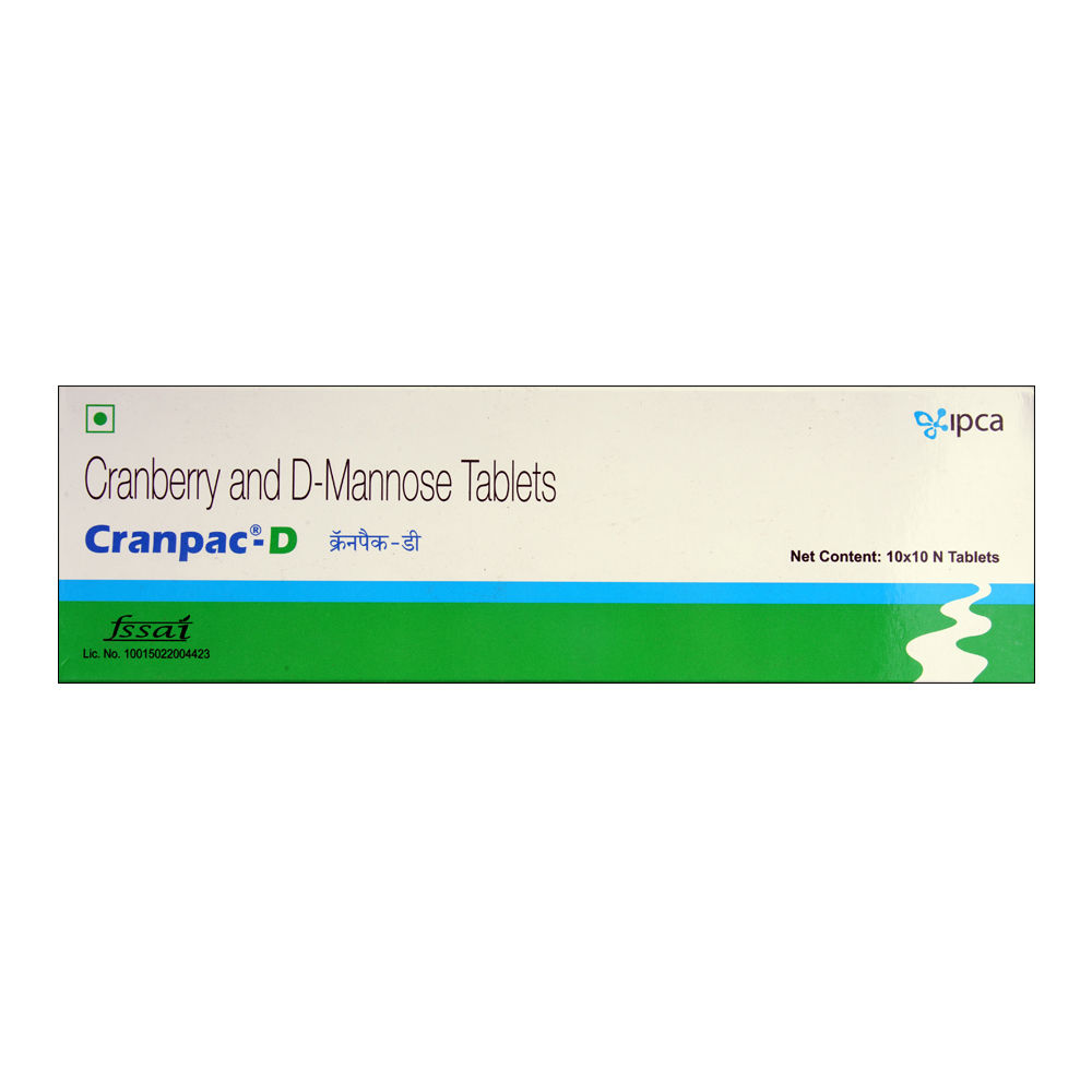Buy Cranpac-D 10 Tablets Online at Best Prices | Wellness Forever