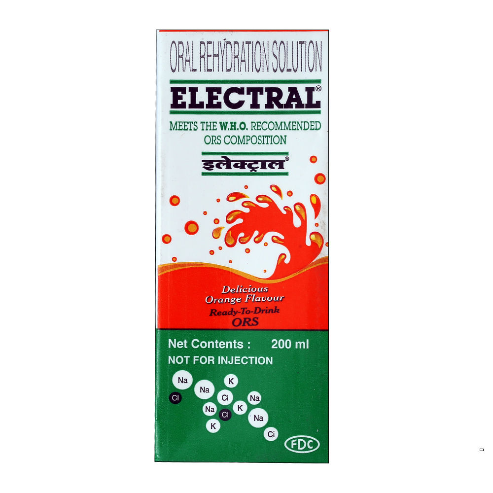 Buy Electral Orange Liquid 200 ml Online at Best Prices | Wellness Forever