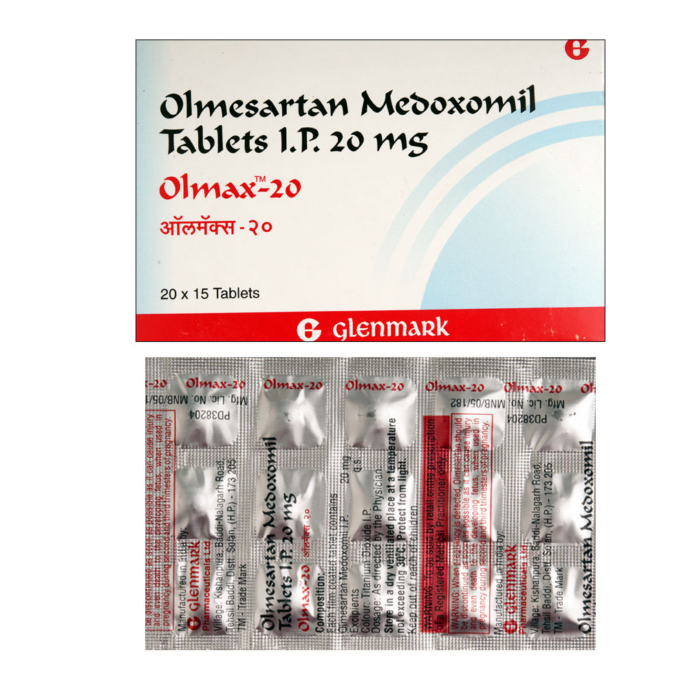 Buy Olmax 20mg 15 Tablets Online at Best Prices | Wellness Forever