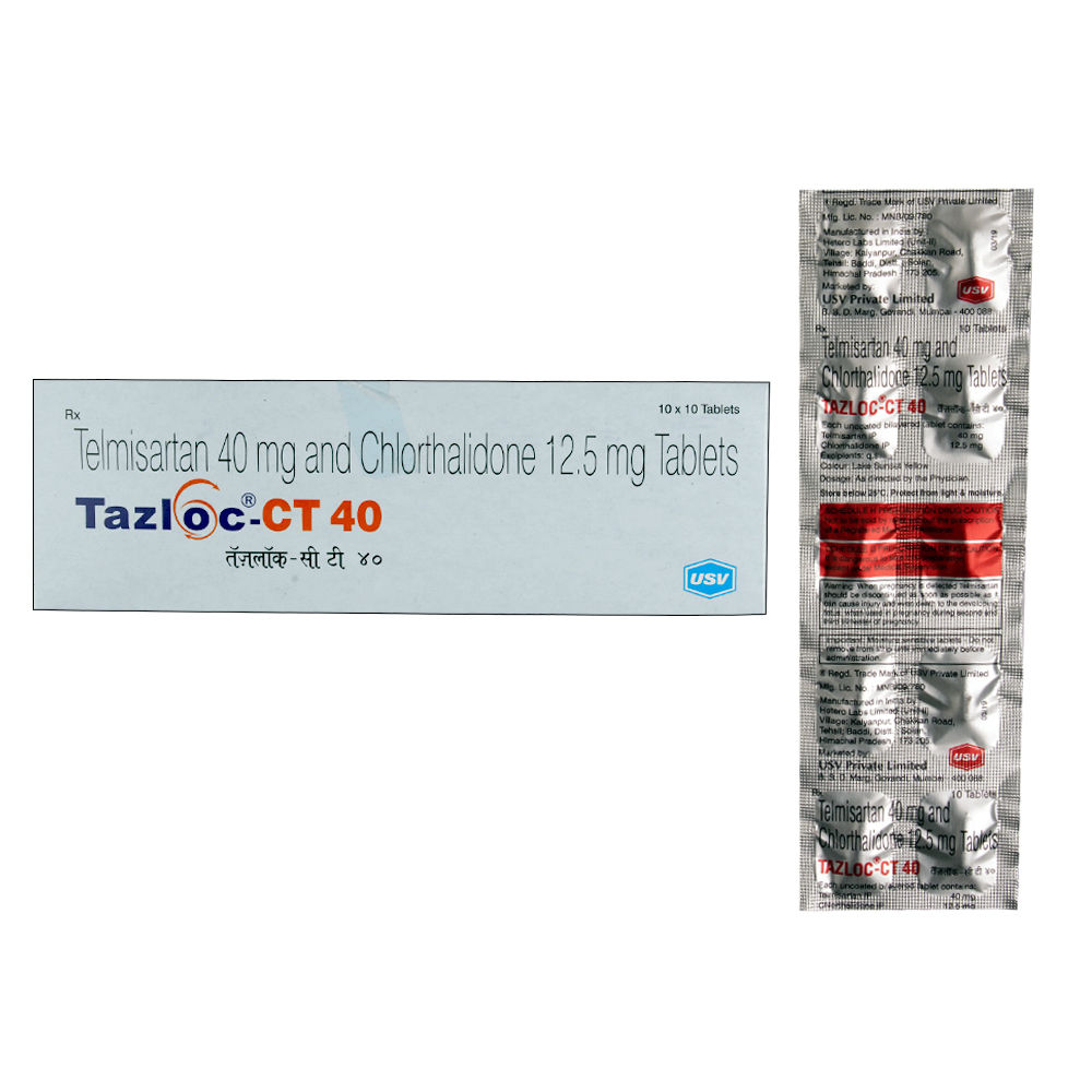 Buy Tazloc-CT 40mg 10 Tablets Online at Best Prices | Wellness Forever