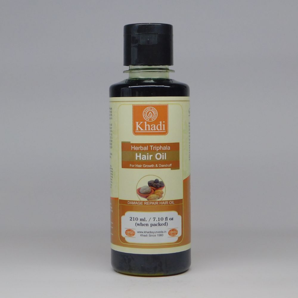 Buy Khadi Triphala Herbal Hair Oil 210ml Online at Best Prices | Wellness Forever