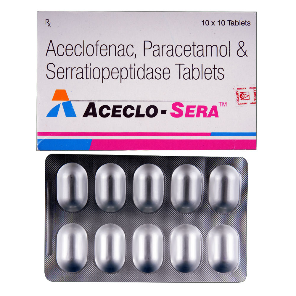 Buy Aceclo-Sera 10 Tablets Online at Best Prices | Wellness Forever