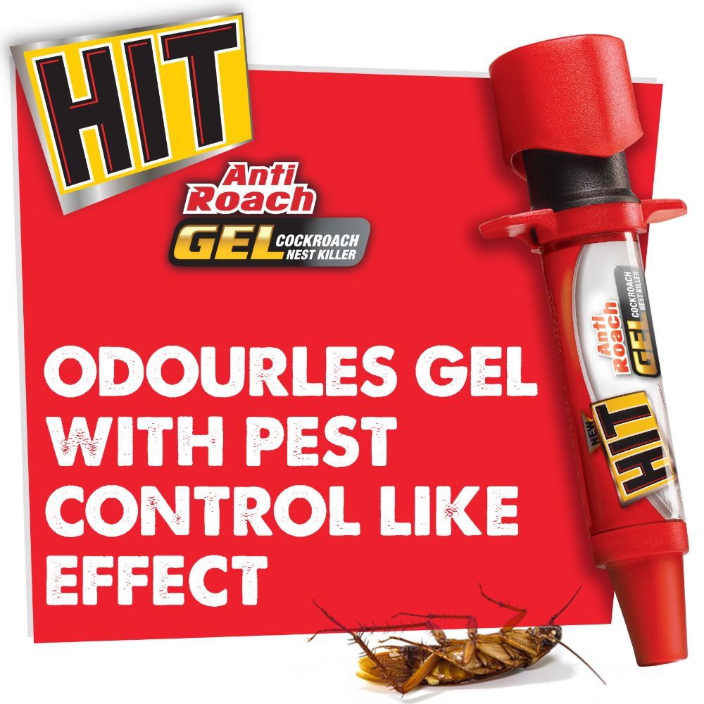 How To Get Rid Of Cockroaches With Hit Anti-Roach Gel