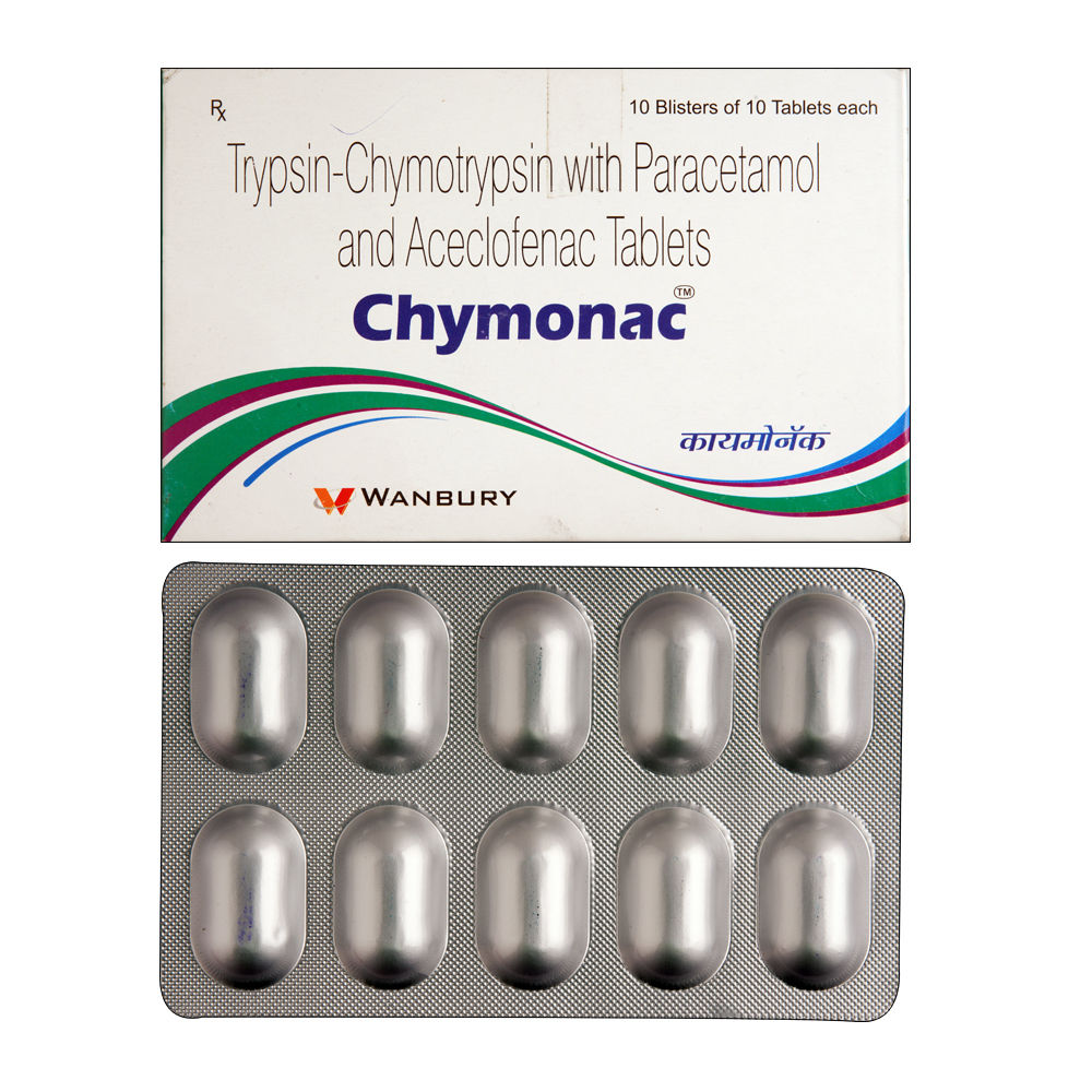 Buy Chymonac 10 Tablets Online at Best Prices | Wellness Forever