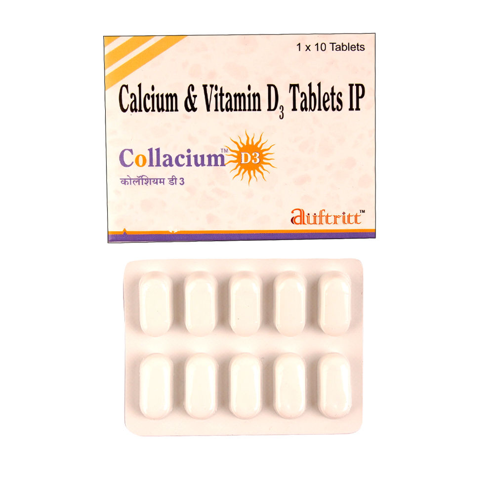 Buy Collacium-D3 10 Tablets Online at Best Prices | Wellness Forever