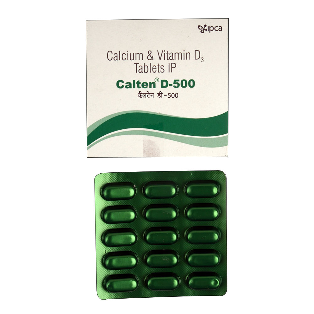 Buy Calten-D 500mg 15 Tablets Online at Best Prices | Wellness Forever