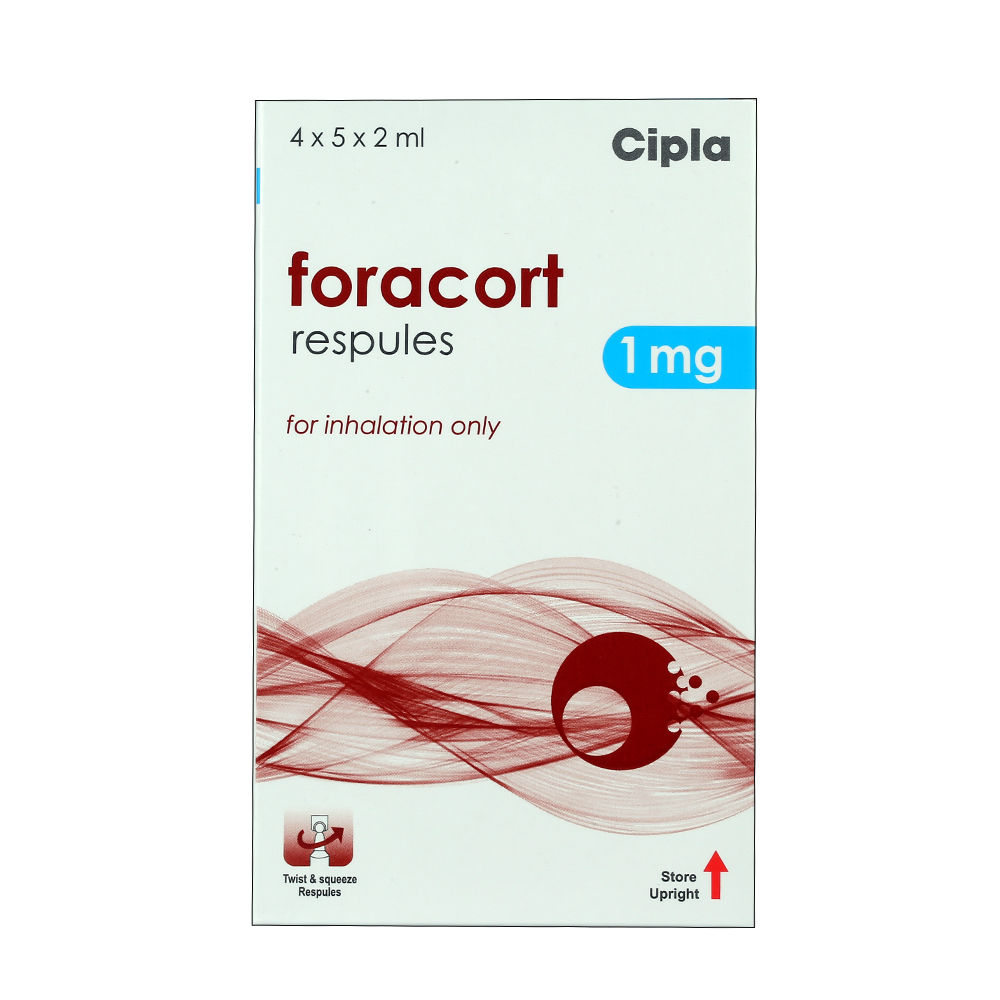 Buy Foracort 1mg Respules 2 ml Online at Best Prices | Wellness Forever