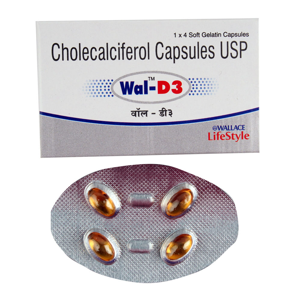 Buy Wal-D3 4 Capsules Online at Best Prices | Wellness Forever