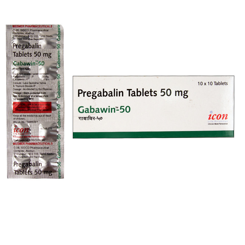 Buy Gabawin 50mg 10 Tablets Online at Best Prices | Wellness Forever