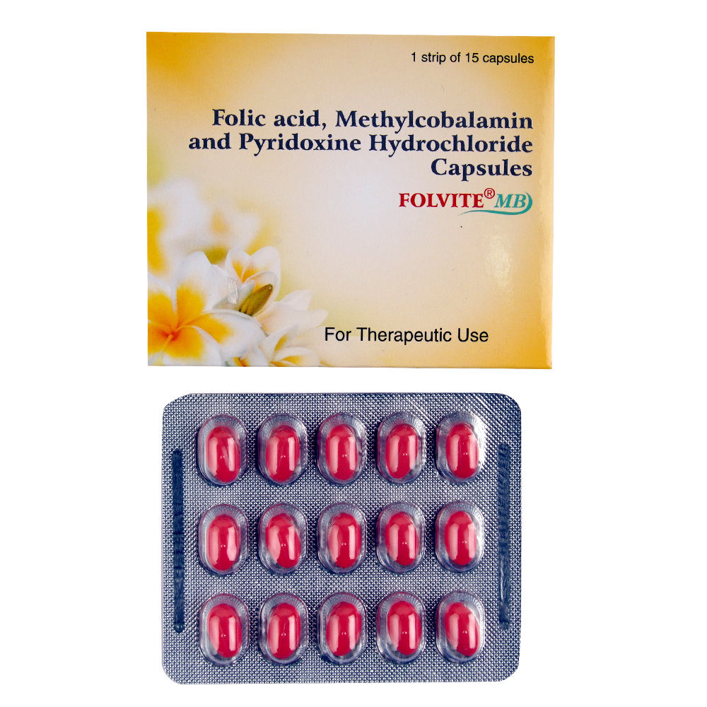 Buy Folvite-MB 15 Capsules Online at Best Prices | Wellness Forever