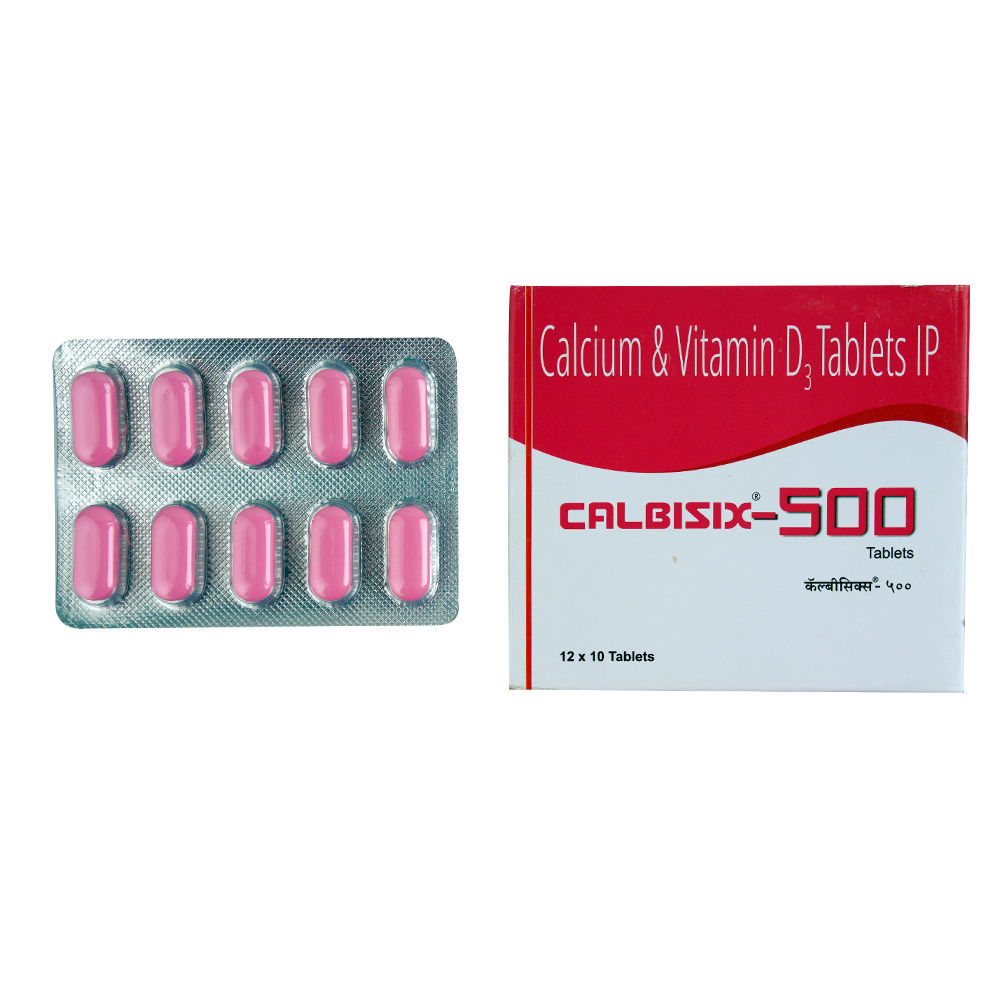 Buy Calbisix 500mg 10 Tablets Online at Best Prices | Wellness Forever