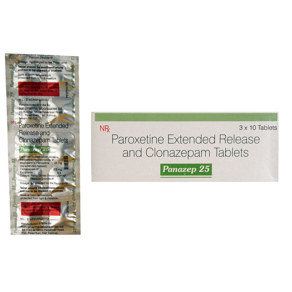 Buy Panazep 25mg 10 Tablets Online at Best Prices | Wellness Forever