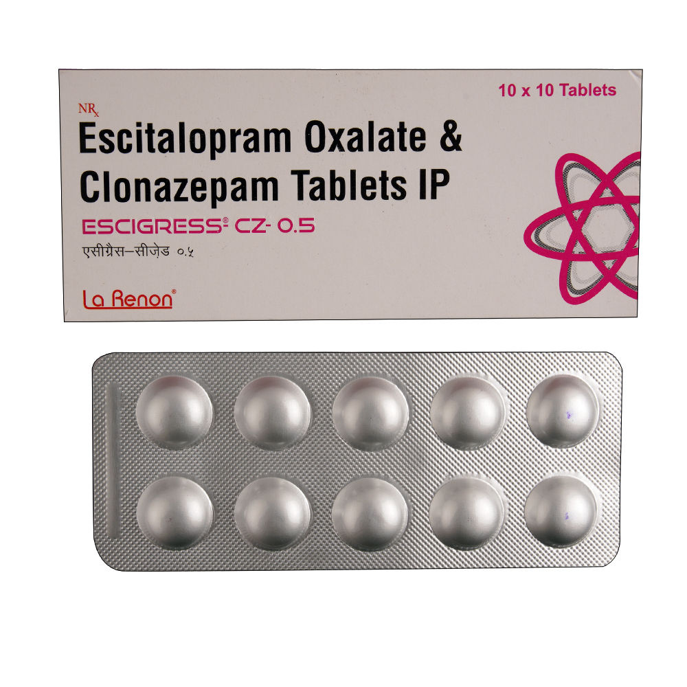 Buy Escigress CZ 0.5 10 Tablets Online at Best Prices | Wellness Forever