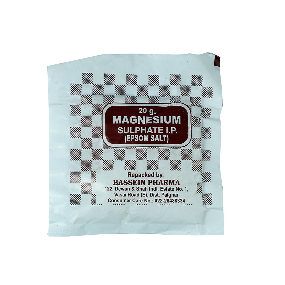 Buy Magnesium Sulphate Powder Bass 20 Gm Online at Best Prices ...