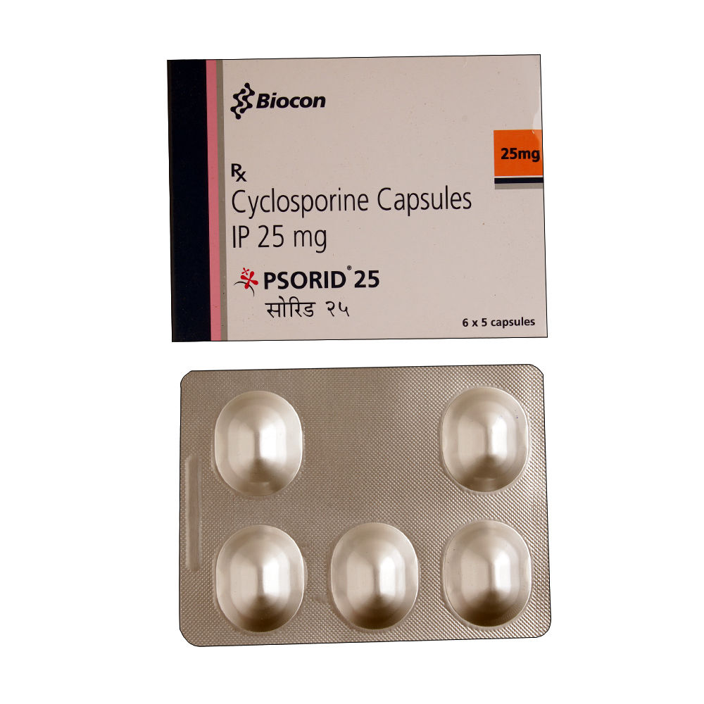Buy Psorid 25mg 5 Capsules Online at Best Price | Wellness Forever